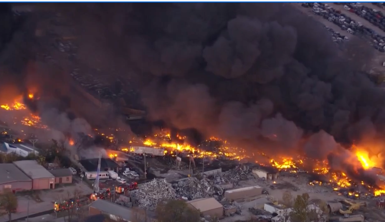 VIDEO: UPS plane bursts into flames on Louisville airport runway