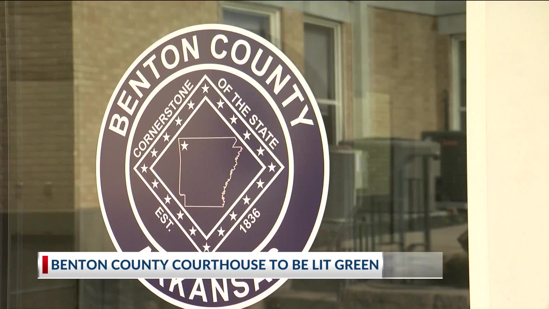Benton County Courthouse to be lit green for veterans