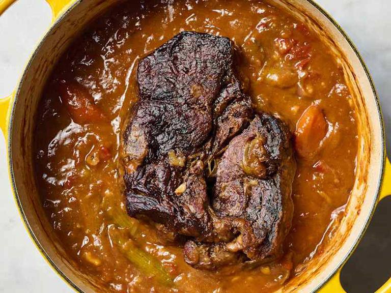 I made pot roast recipes by Julia Child and Ina Garten and found the ...