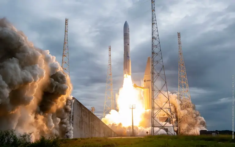 Ariane 6 successfully lifts off from French Guiana