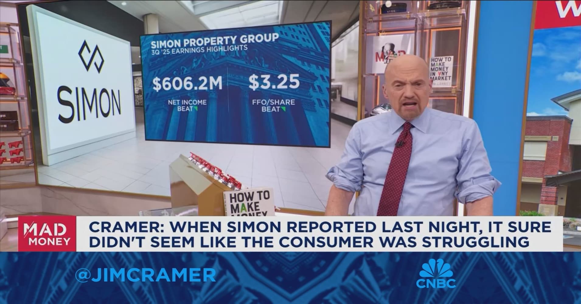 When Simon reported last night, it sure didn't seem like the consumer ...
