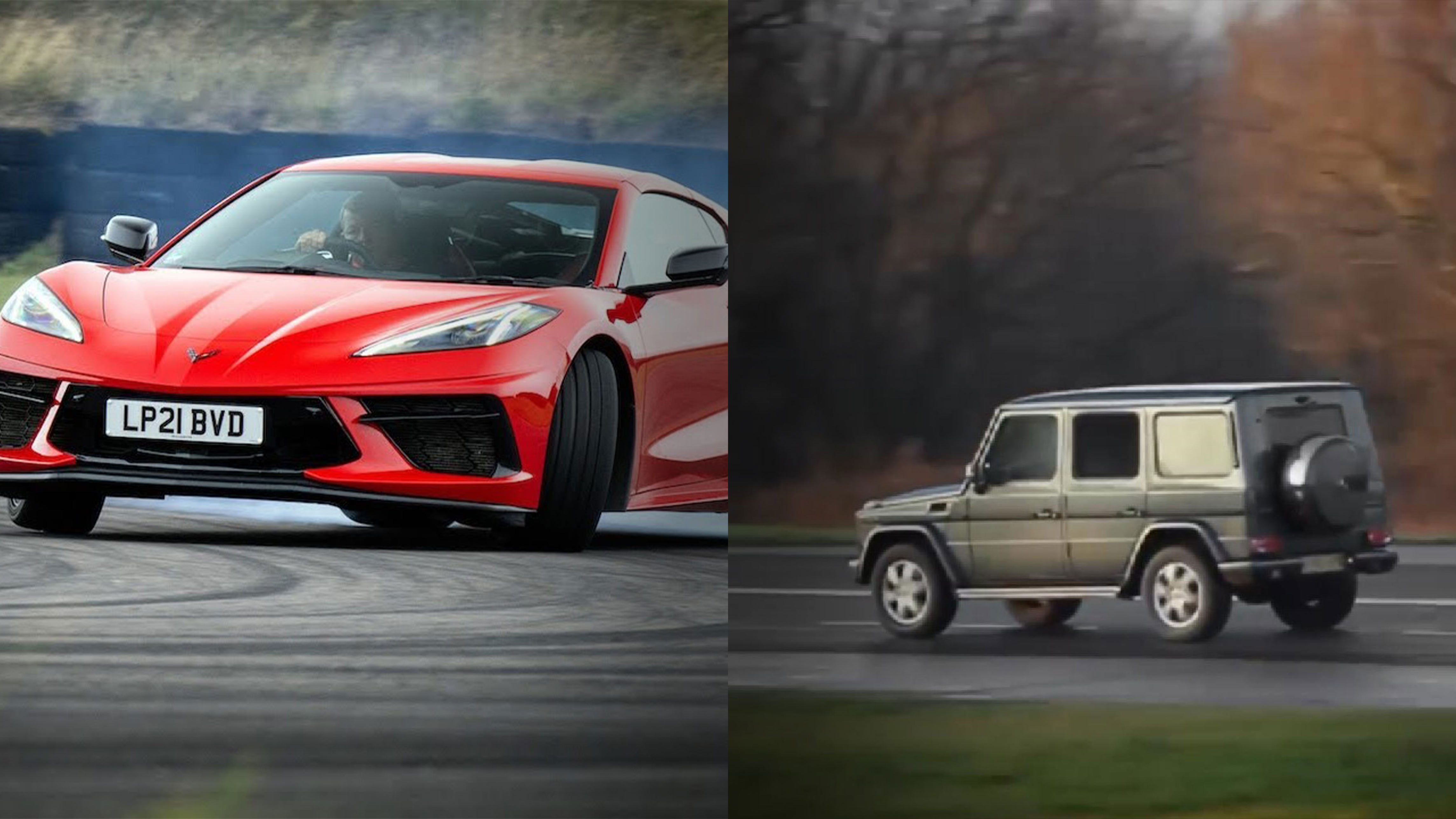 Chevrolet Corvette C8 vs Mercedes G Wagen