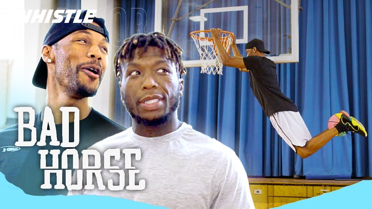 NBA Dunk Contest vs. Dunk League CHAMP | Nate Robinson & Chris Staples