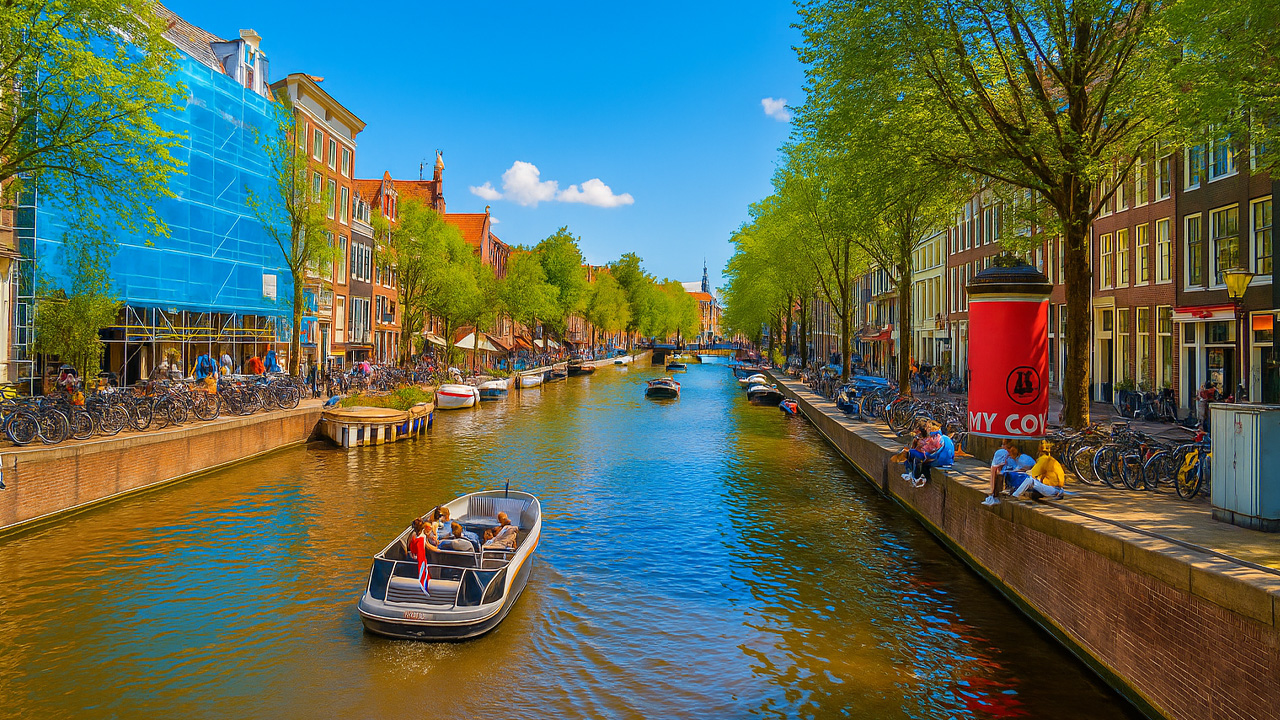 En solig dag i Amsterdam – Upptäck kanalerna och stadslivet