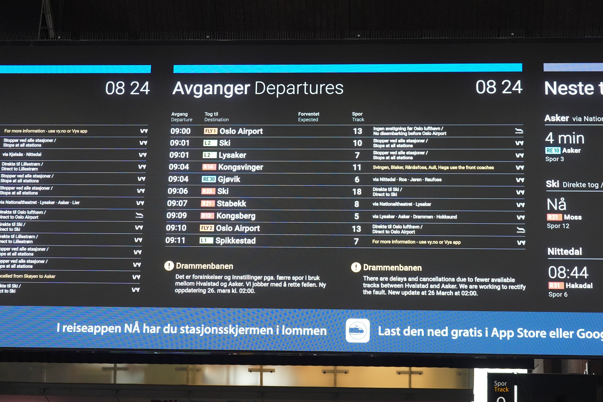 Over 18.000 timer togforsinkelser så langt i år