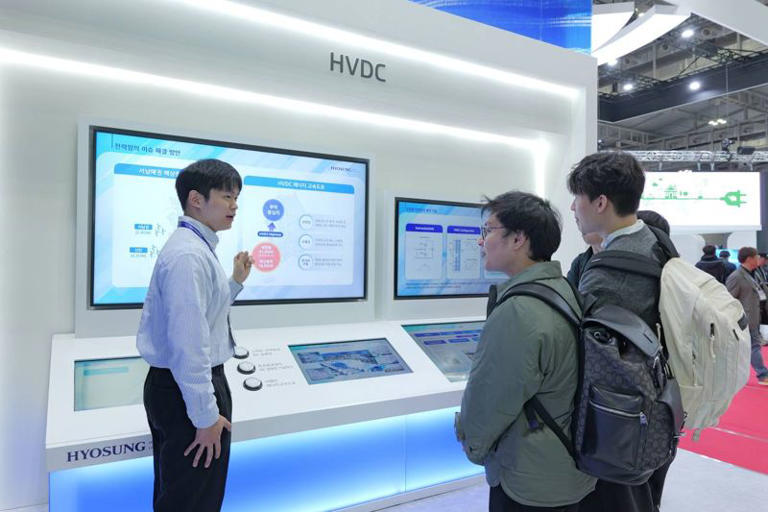"HVDC로 전력망 미래 그린다"...효성중공업, BIXPO 2025서 기술력 과시