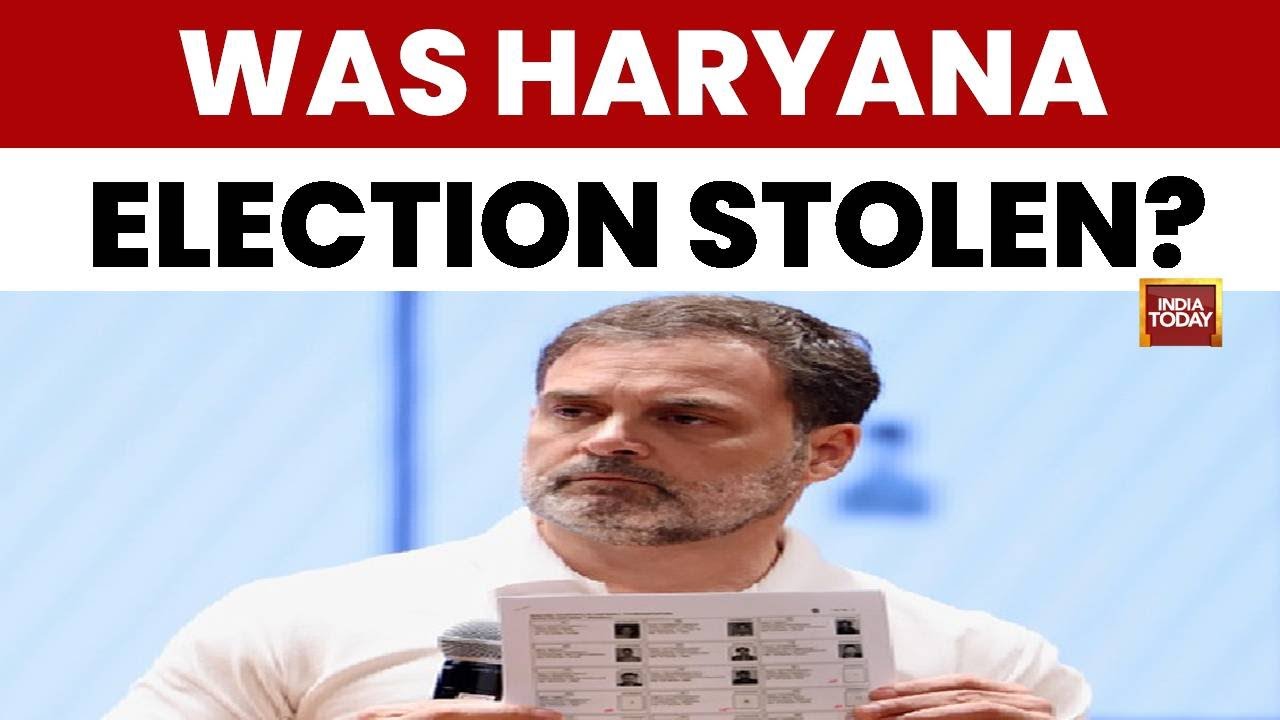 Massive 'Vote Theft' in Haryana? Congress Accuses BJP, EC of Large ...