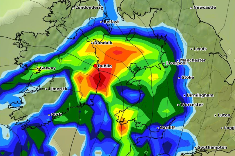 Ireland weather map pinpoints when temperatures may plummet to 2 degrees
