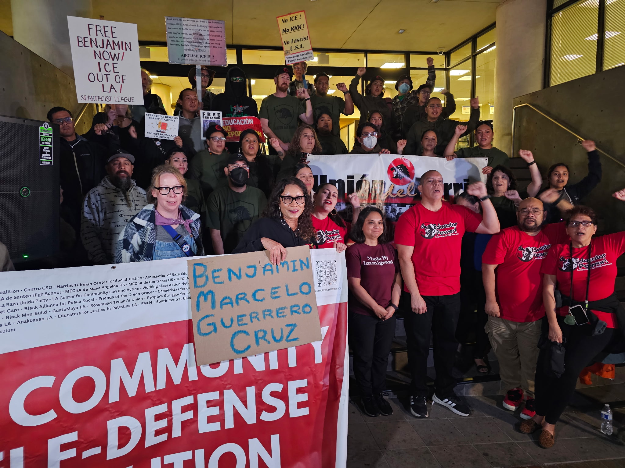 Exigen liberación de estudiante detenido por ICE hace tres meses