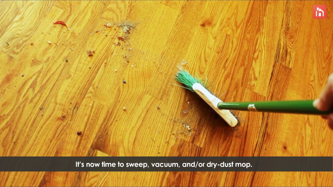 How to clean wood floors