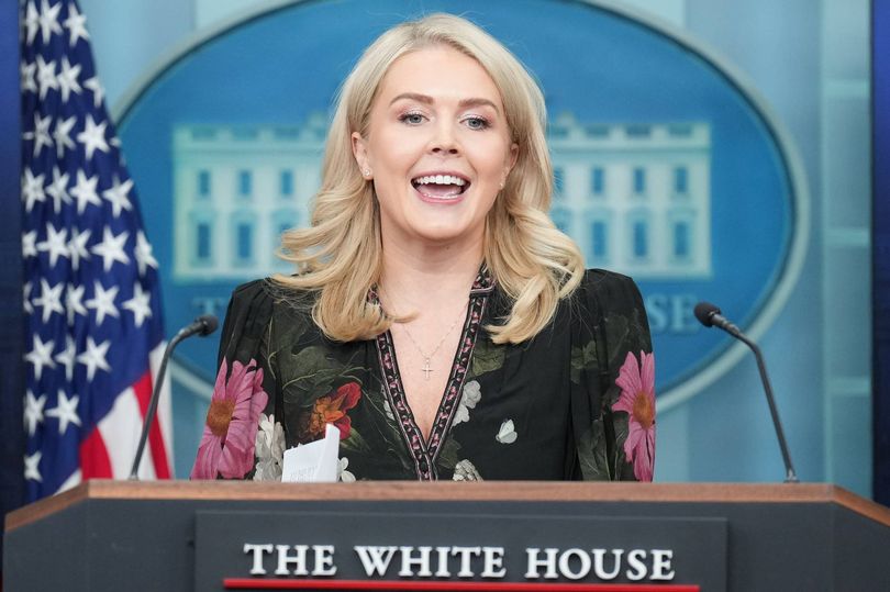 Karoline Leavitt forced to intervene as Trump flustered in Orban press ...