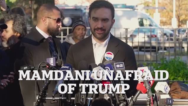 Mamdani says he won't be 'intimidated' by Trump after voting