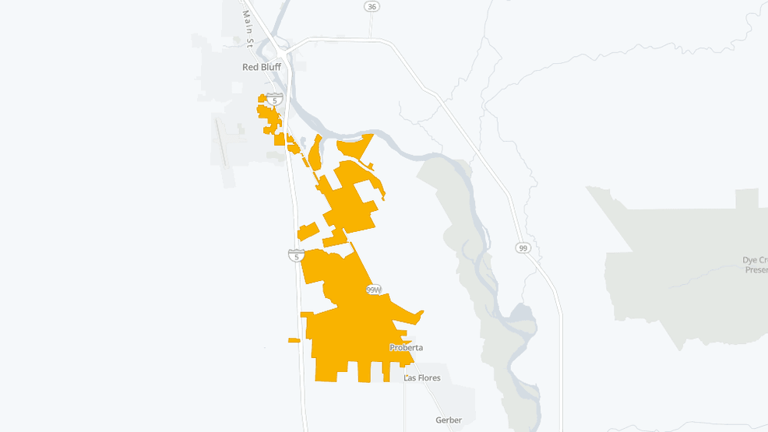 Unplanned power outage affects 725 customers in Red Bluff