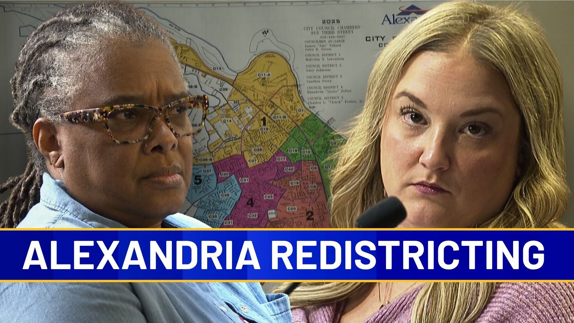 Alexandria residents speak out as council reconsiders redistricting map ...