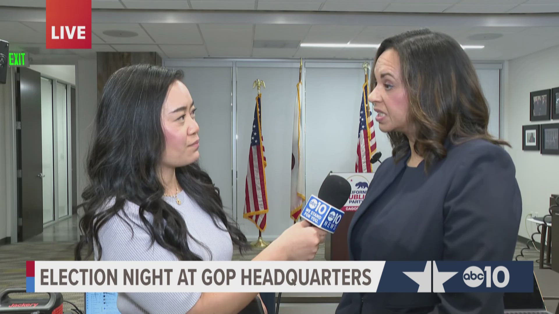 California Republican Party Chair learns of Prop 50's passage during ...