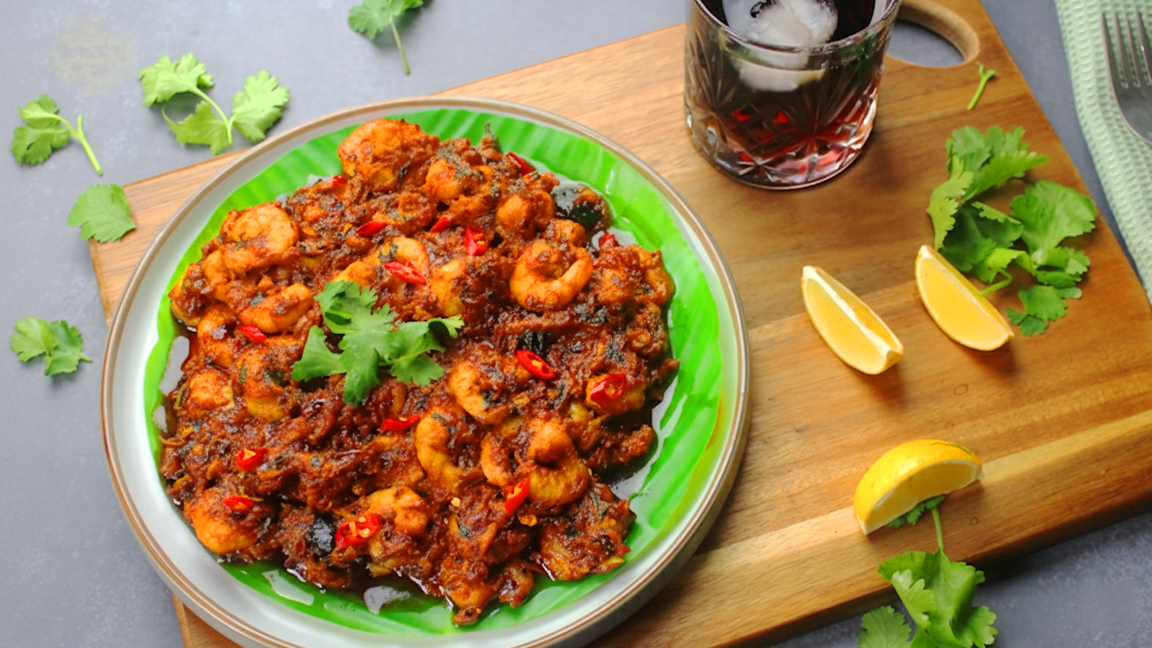 Maharashtrian Style Prawn Fry Recipe