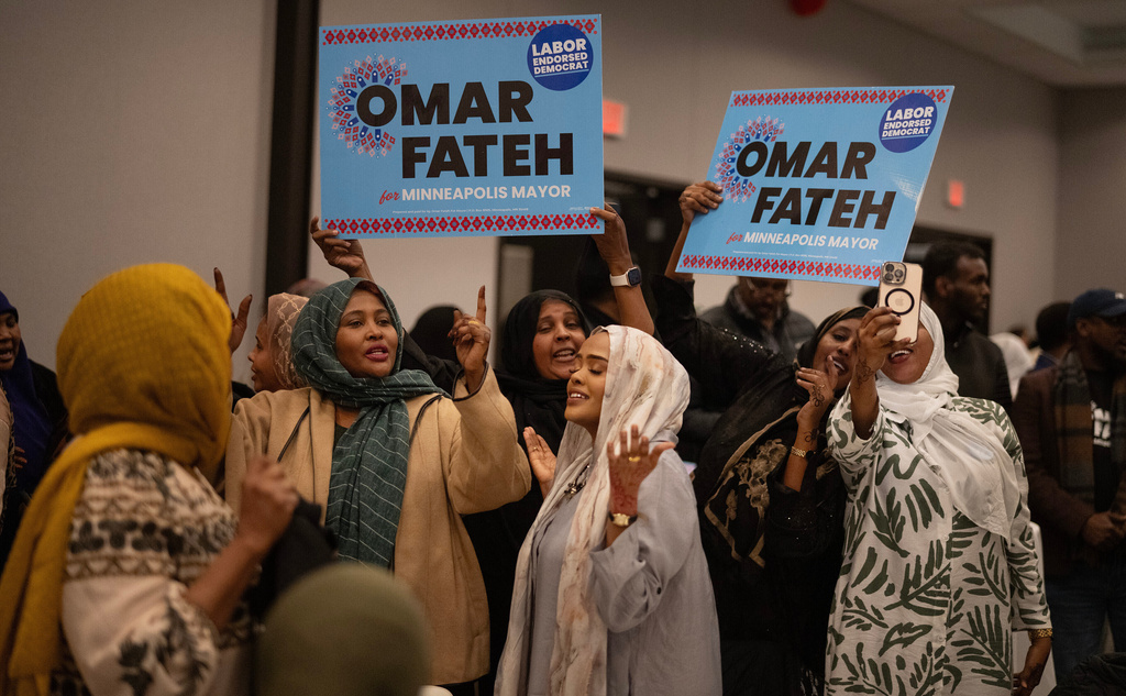 Minneapolis Mayor Jacob Frey leads challenger Omar Fateh as crowded ...