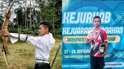 Subiantoro Siswa SMKN 1 Wanayasa Berprestasi di Panahan