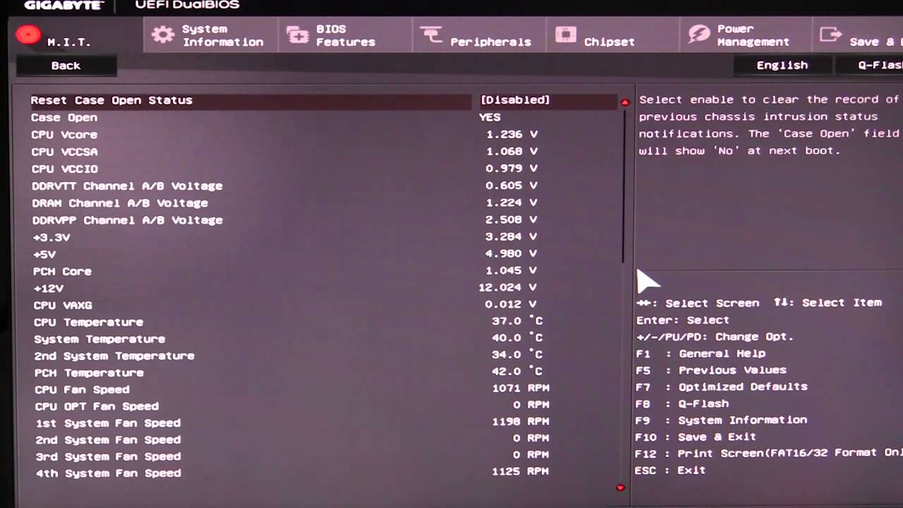 Gigabyte X170X-Gaming G1 motherboard BIOS overview