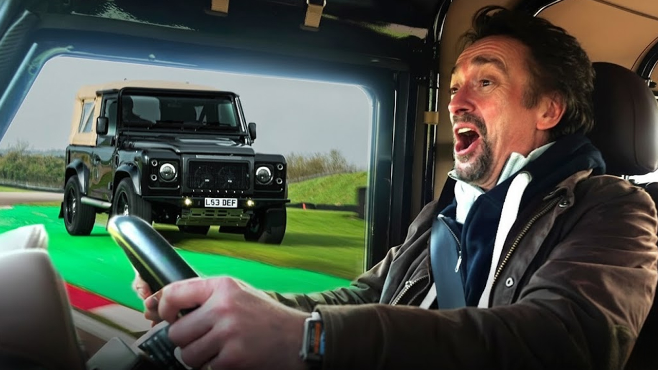 Richard Hammond Drives a £140,000 Supercharged Defender