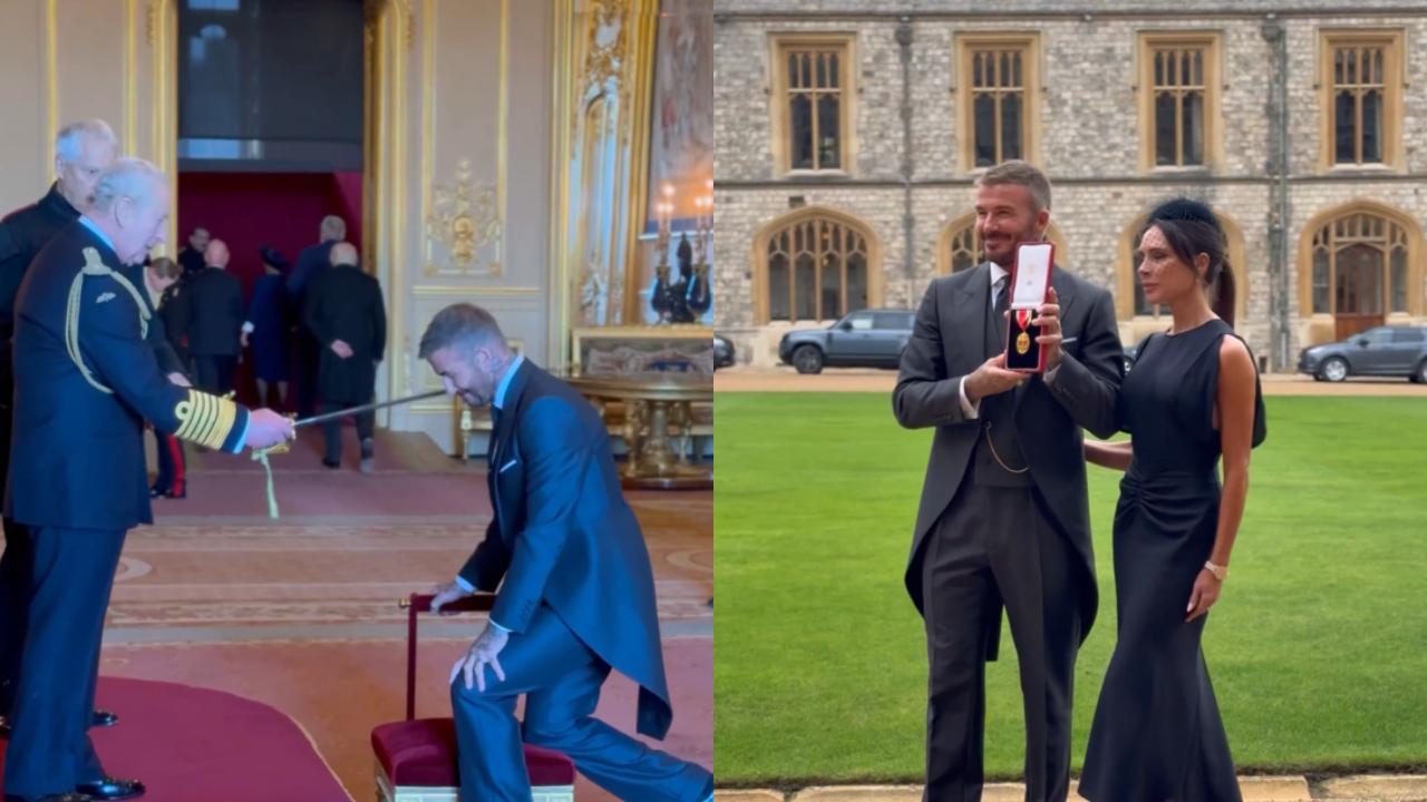 Legendary England footballer David Beckham knighted by King Charles III