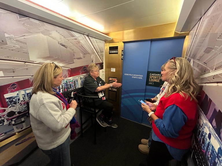 Meet Miss Cindy, the Bills fan who makes a Highmark Stadium elevator a ...