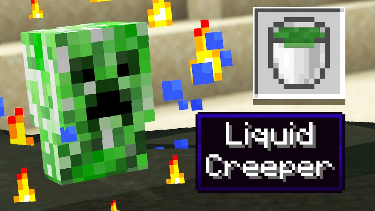 Melting Minecraft mobs down to liquids