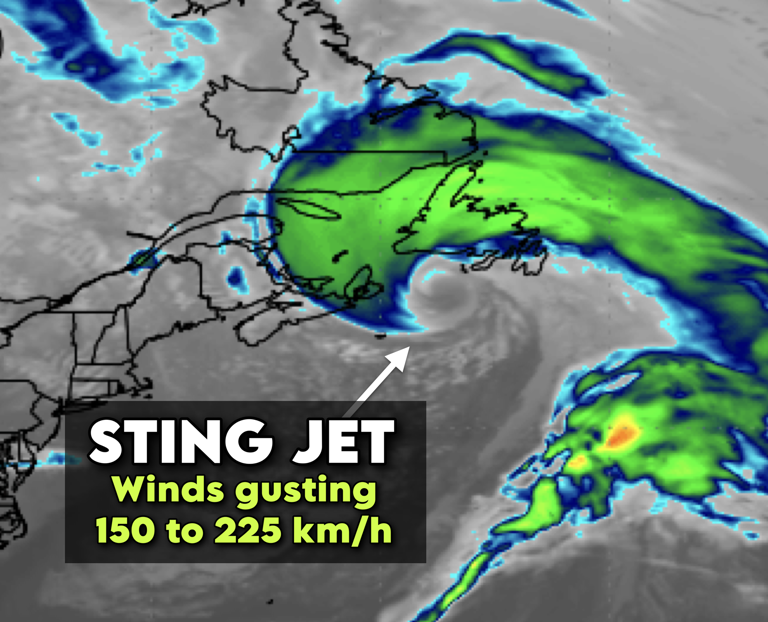 What is a ‘sting jet’? Understanding the storm that exploded off ...