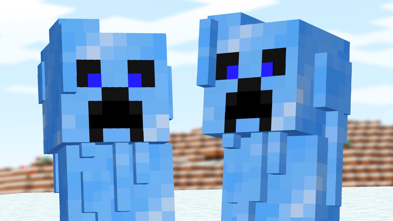 Minecraft mobs if they lived in the Arctic