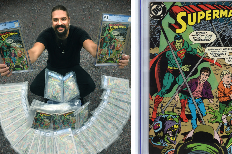 Man buys rare Superman comics at a car boot for £20 and they sell for ...