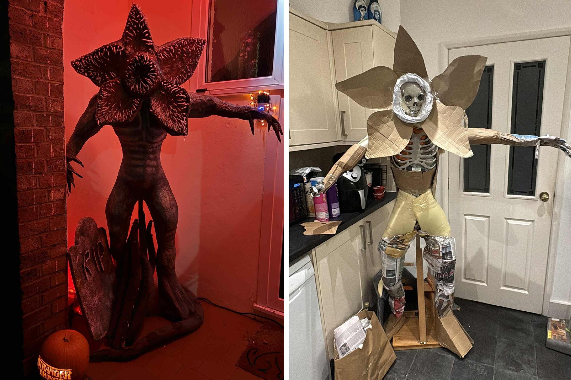 Eastbourne resident creates replica of Stranger Things monster for ...