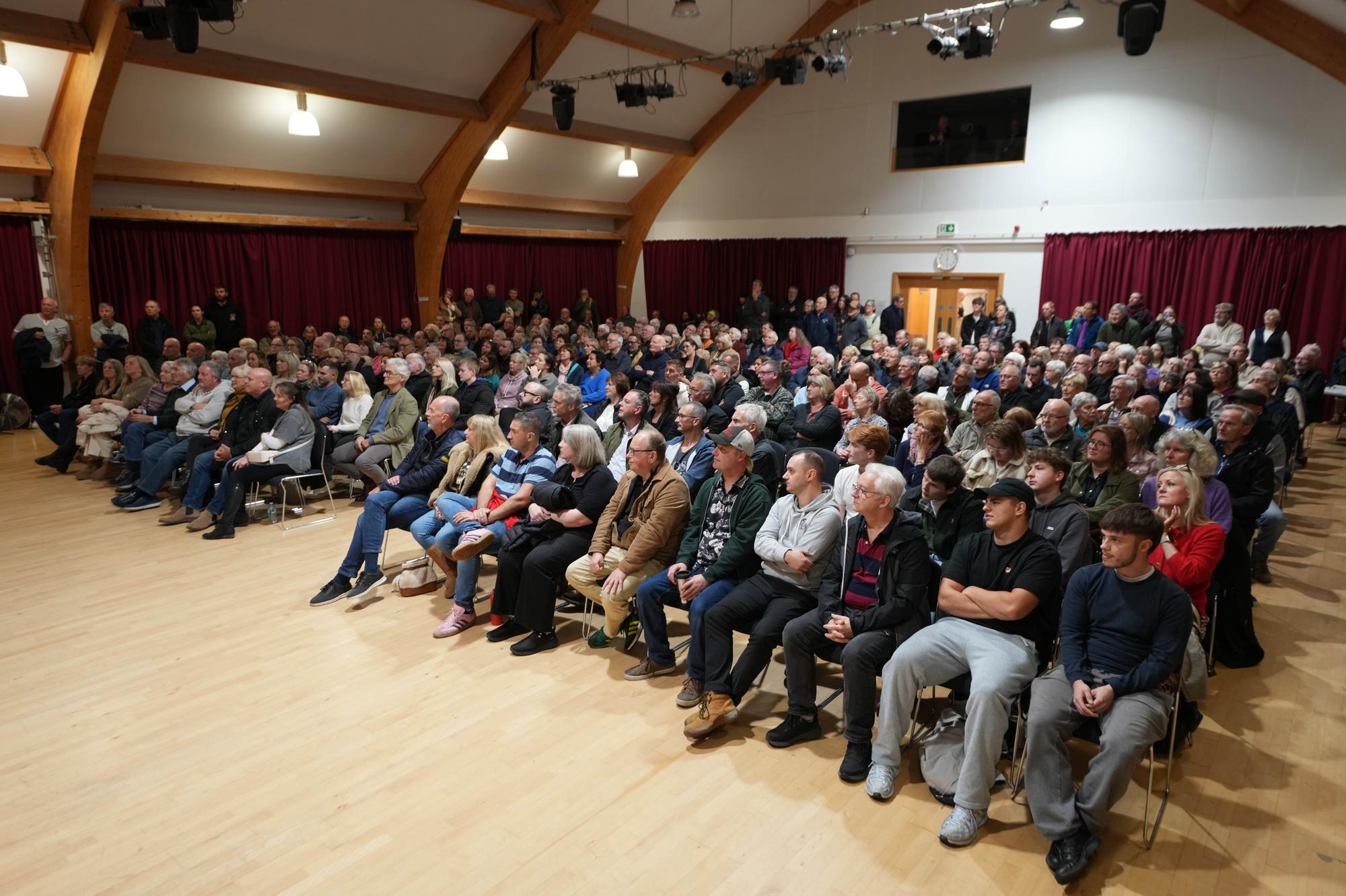 Hundreds attend meeting to hear about plans to house asylum seekers at ...
