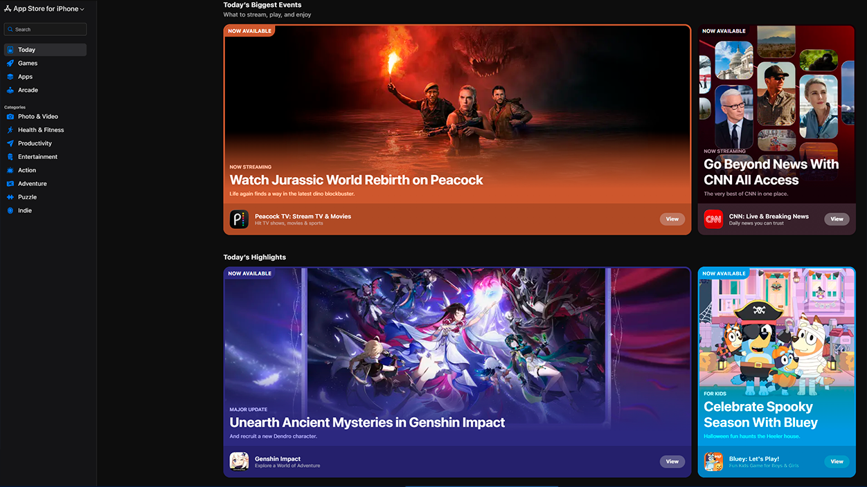 Apple lanza la App Store en la web: navegación completa desde el navegador