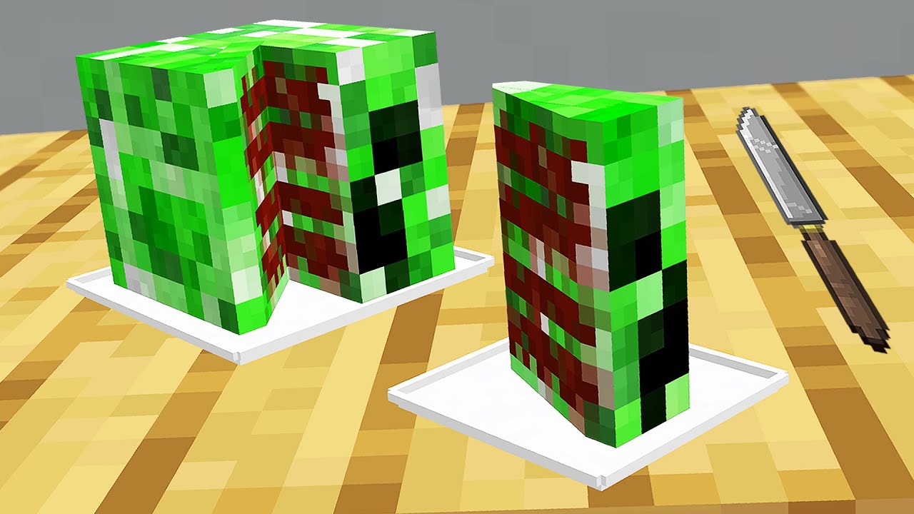 Minecraft mobs if they were all edible