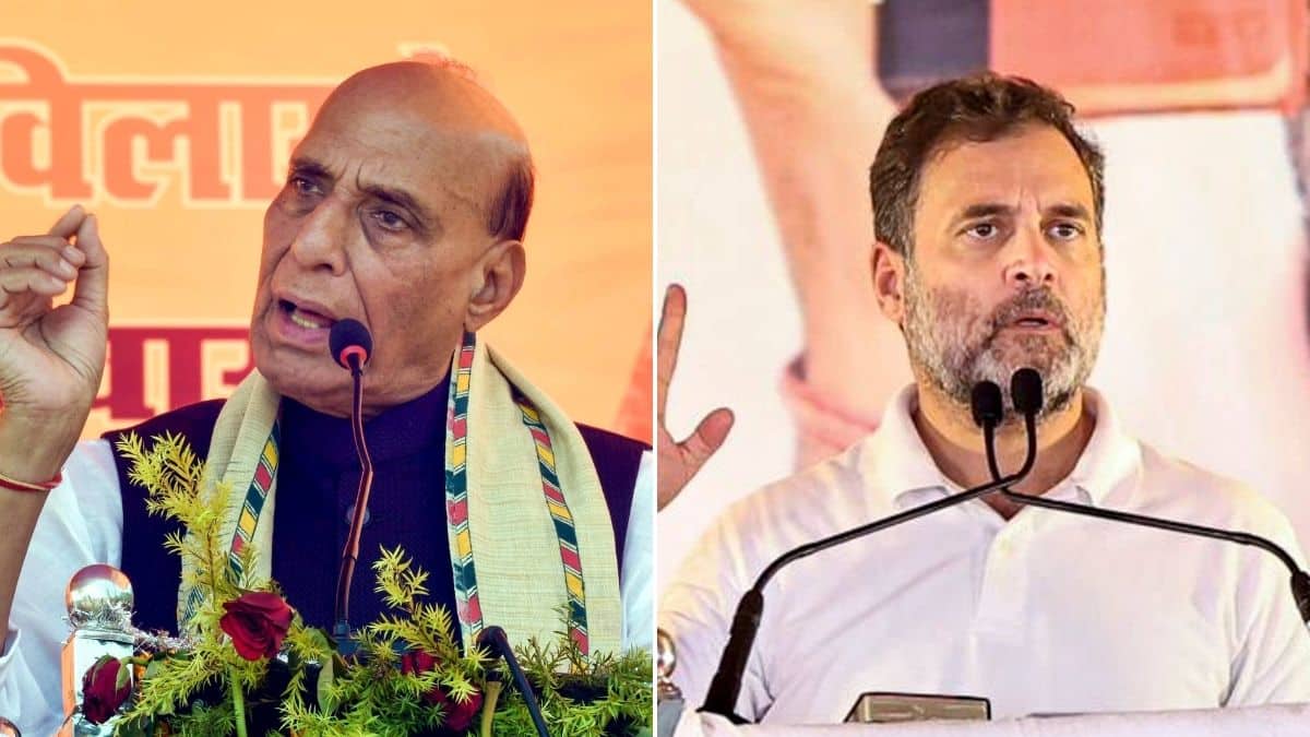 'Trying To Create Anarchy...': Rajnath Singh Slams Rahul Gandhi Over ...