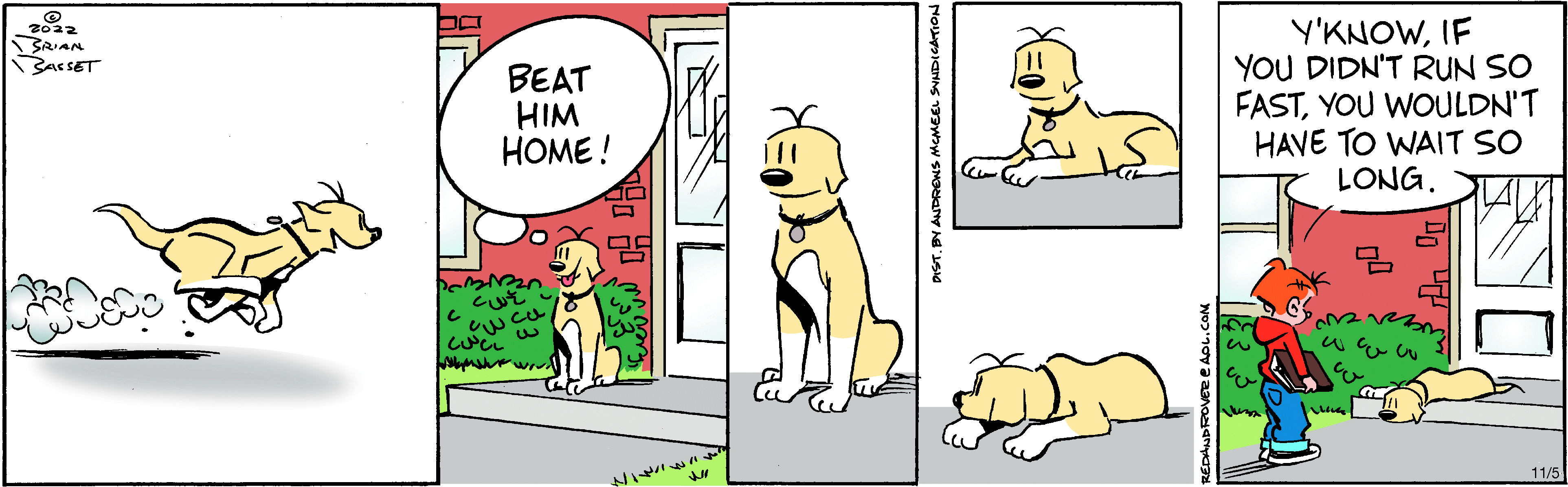 Red and Rover by Brian Basset