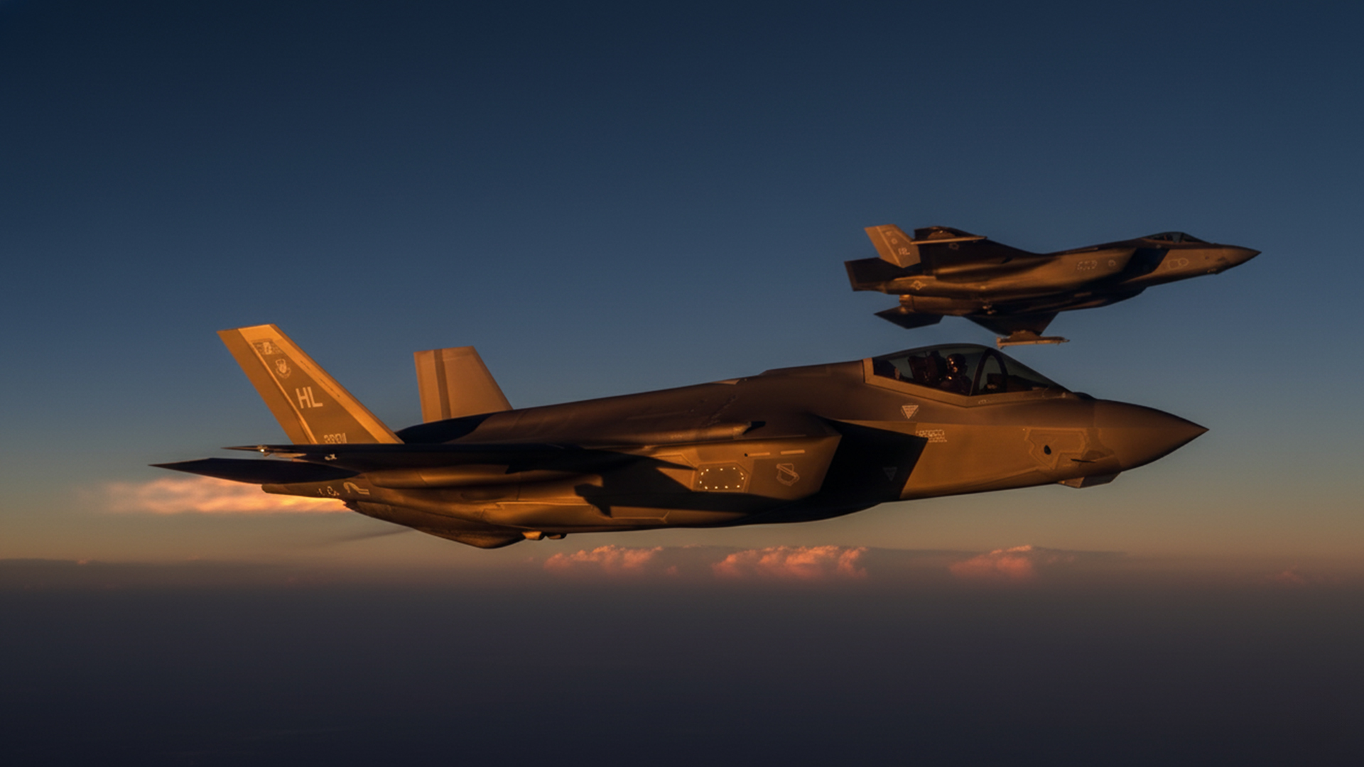 US Air Force Perform Multiple Aerial Operations