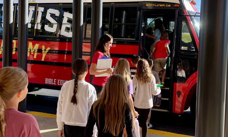 LifeWise’s Big Red Bus Is Driving Thorny Questions about Church and State