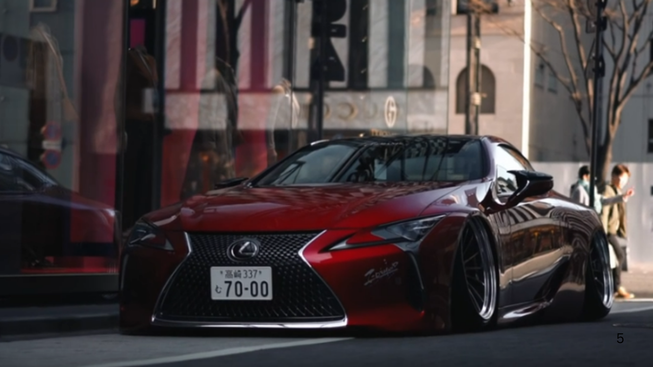 Bagged Lexus LC500 & RX-7 FC3S Meet at Daikoku PA