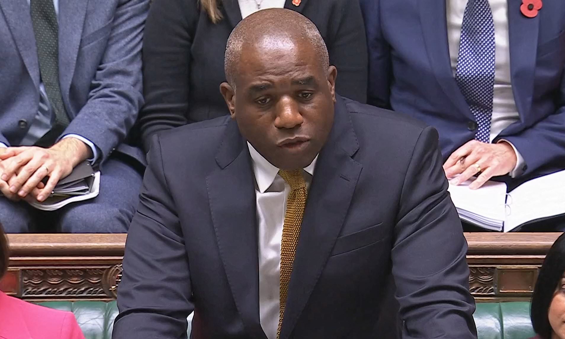 Where's your poppy, DPM? David Lammy forgets Remembrance symbol as he ...