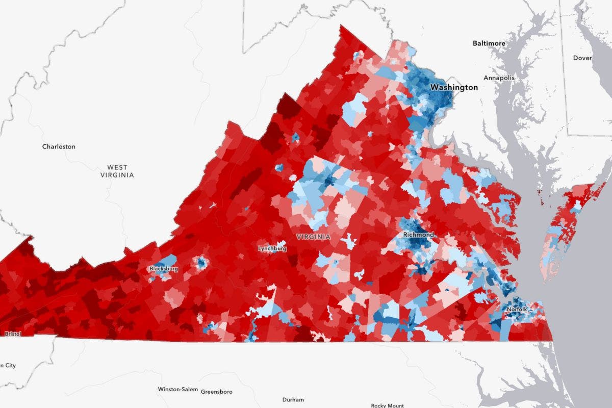 Virginia results map shows where Abigail Spanberger won election