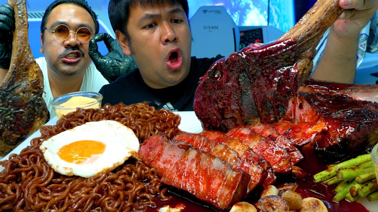 สเต็กยักษ์ ซอสเผ็ด Salt bae Express Spicy Steak Tomahawk