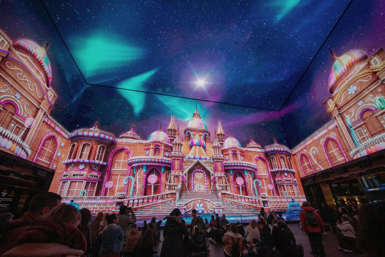 Watch as Outernet London transforms into mesmerising Ice Palace for ...