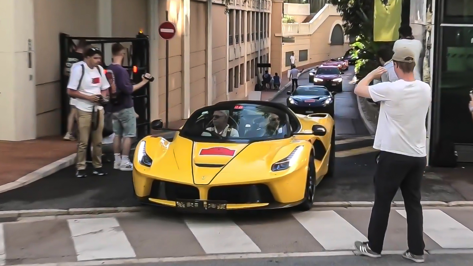 Monaco Streets Filled With Ferrari Supercars