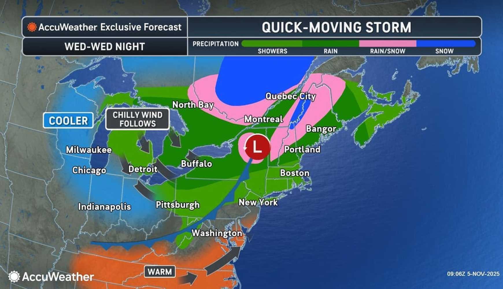 Northeast Braces For 60 MPH Winds That Could Cause Power Outages