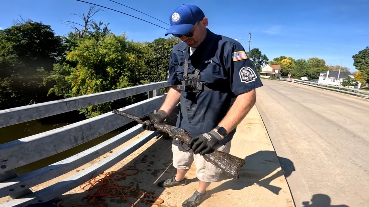 We got into the water for fun... and found a piece of history!