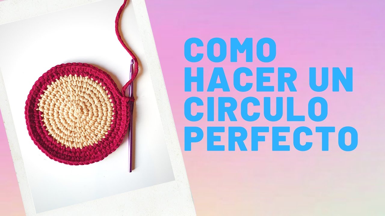 Cómo tejer un círculo perfecto en crochet con un truco infalible para ...