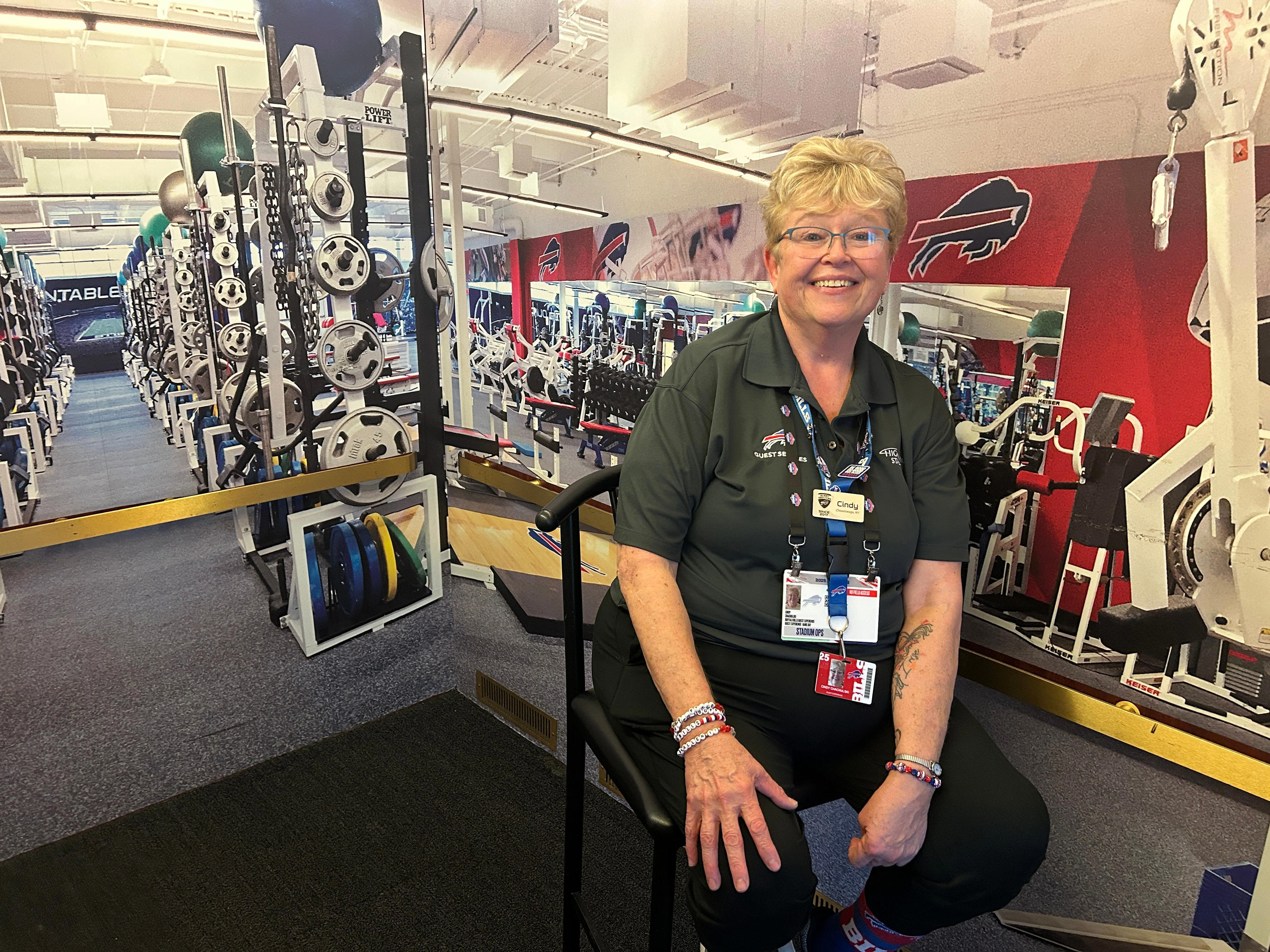 Meet Miss Cindy, the Bills fan who makes a Highmark Stadium elevator a ...