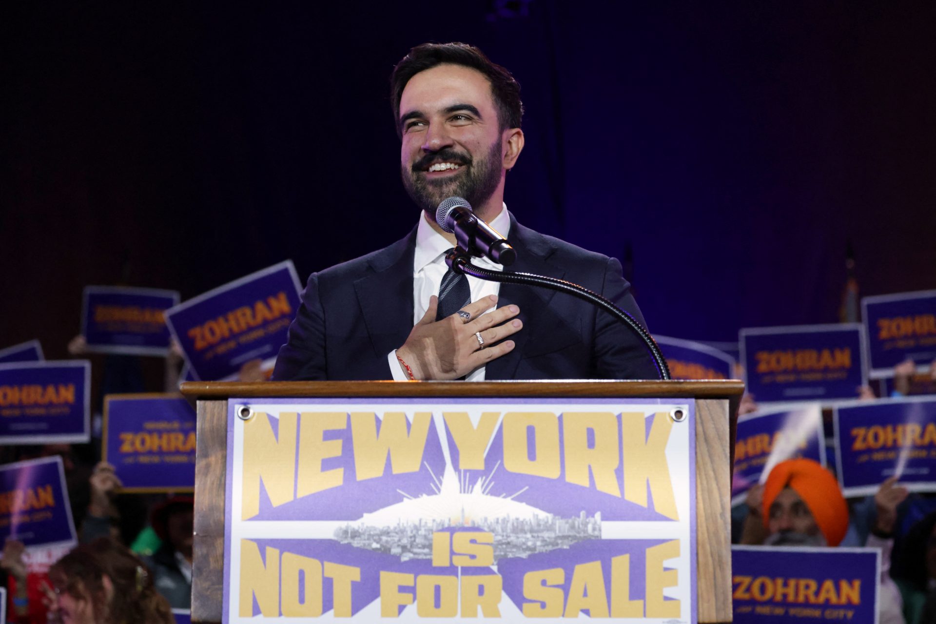 Zohran Mamdani becomes NYC mayor and sends defiant message to Trump