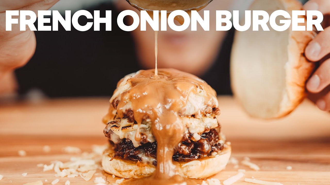 How to Make a French Onion Burger
